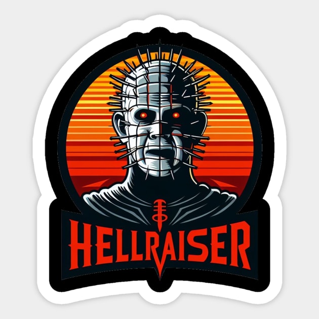 Hellraiser Pinhead V2 - Pinhead - Sticker | TeePublic